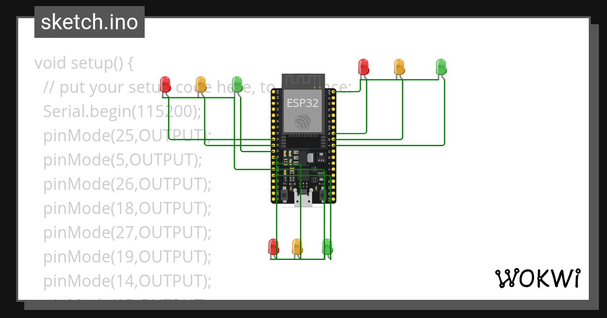 ultra sonic - Wokwi ESP32, STM32, Arduino Simulator
