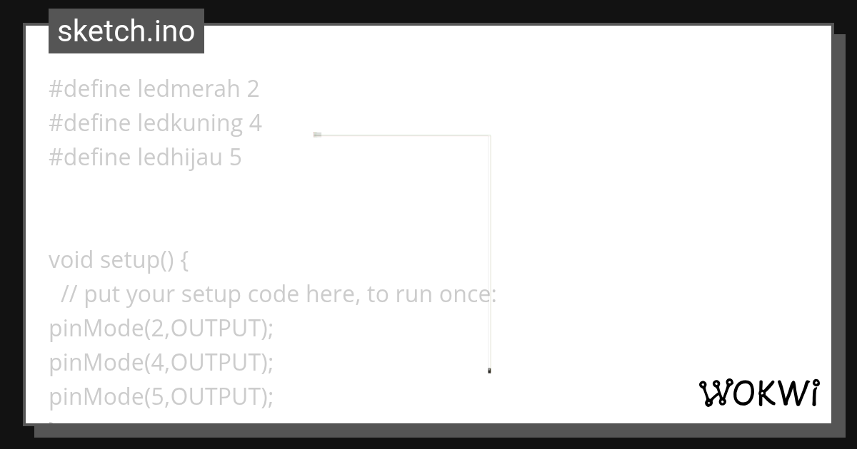 12.4 lalu lintas alwi - Wokwi ESP32, STM32, Arduino Simulator