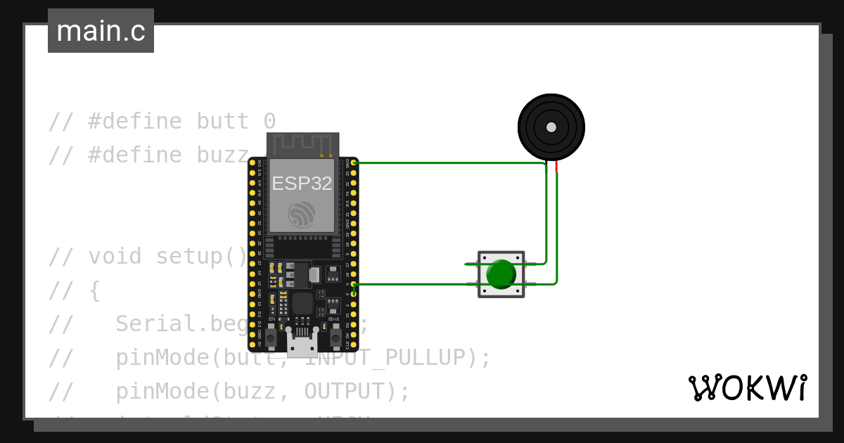First Wokwi Esp32 Stm32 Arduino Simulator 2357
