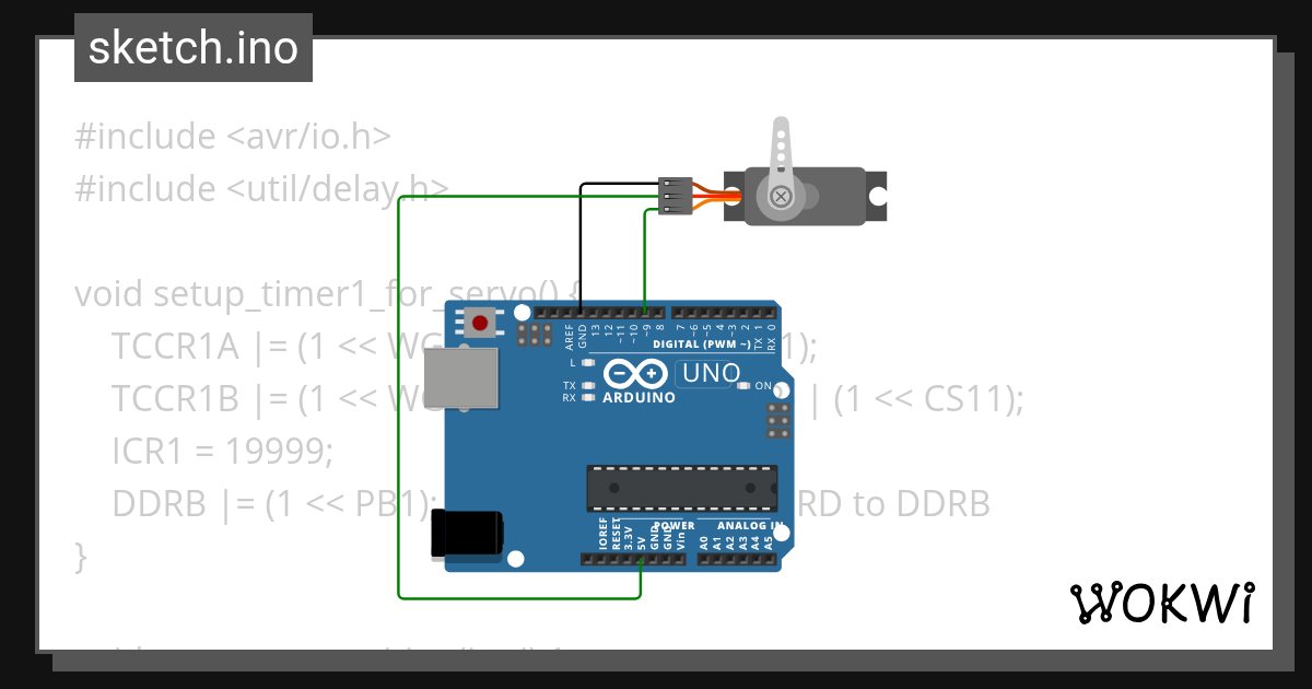 servo control - Wokwi ESP32, STM32, Arduino Simulator servo control - Wokwi ESP32, STM32, Arduino Simulator