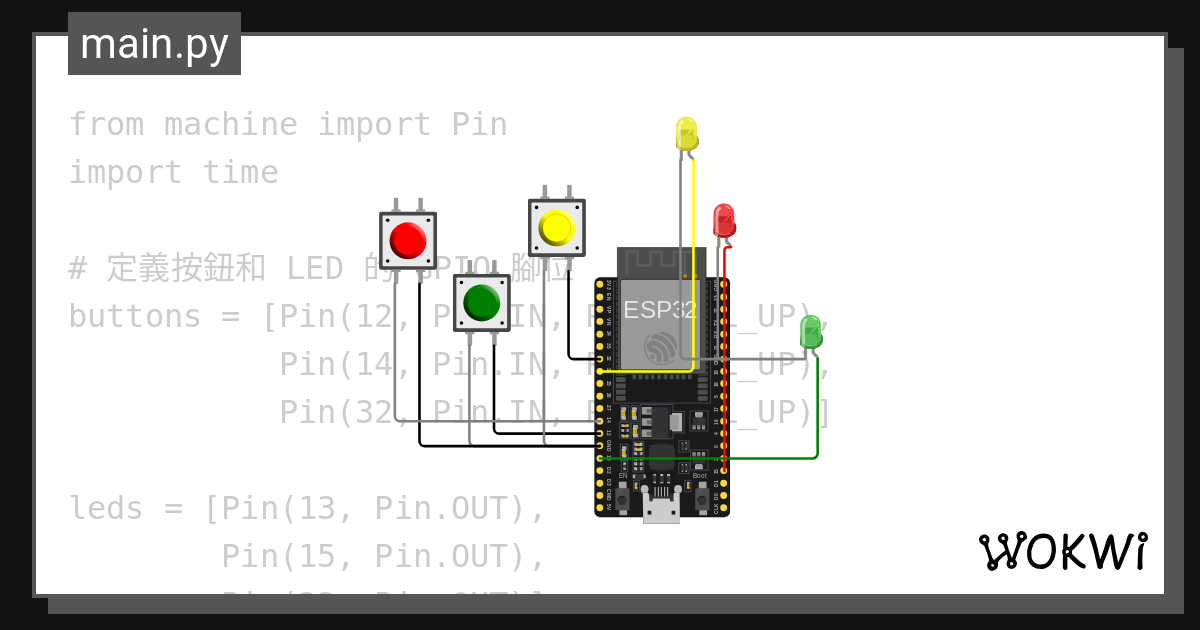Buttom Wokwi Esp32 Stm32 Arduino Simulator 2727