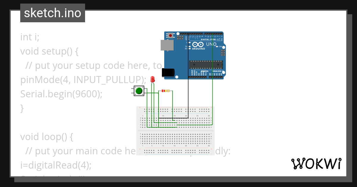 Schalter an/aus - Wokwi ESP32, STM32, Arduino Simulator Schalter an/aus - Wokwi ESP32, STM32, Arduino Simulator