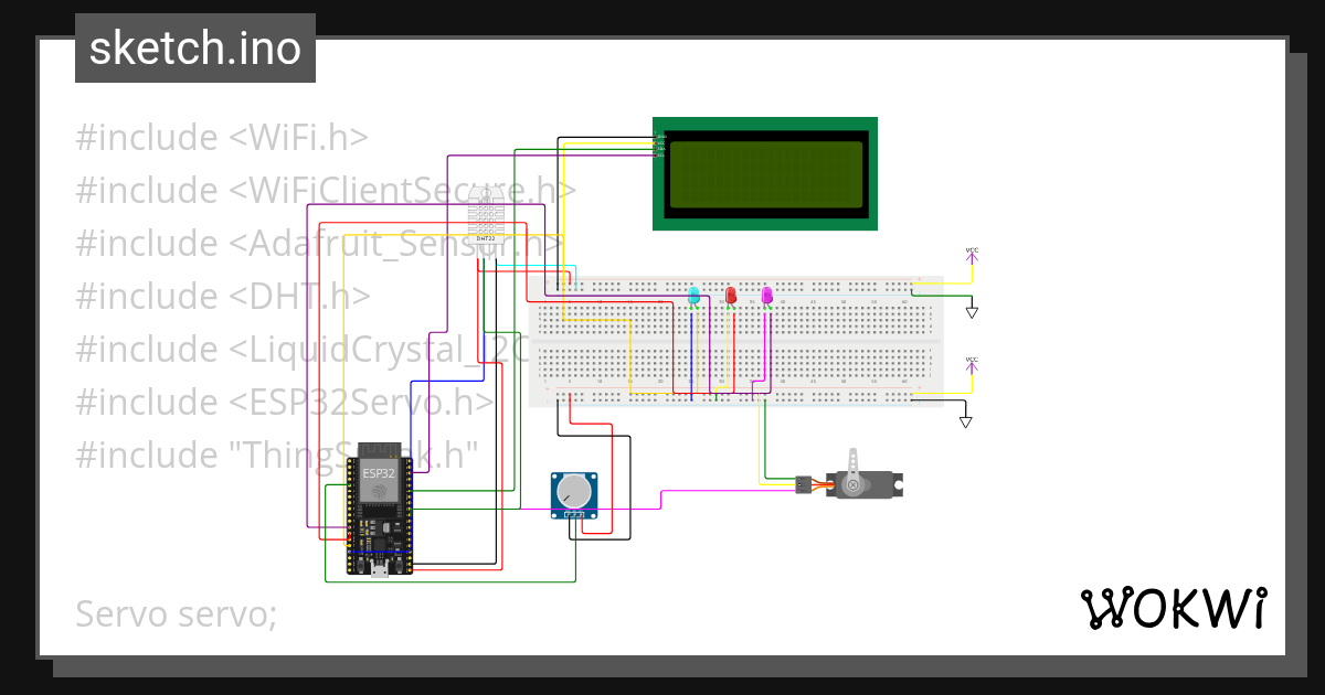Wokwi Suhu Air Wokwi Esp32 Stm32 Arduino Simulator 4593