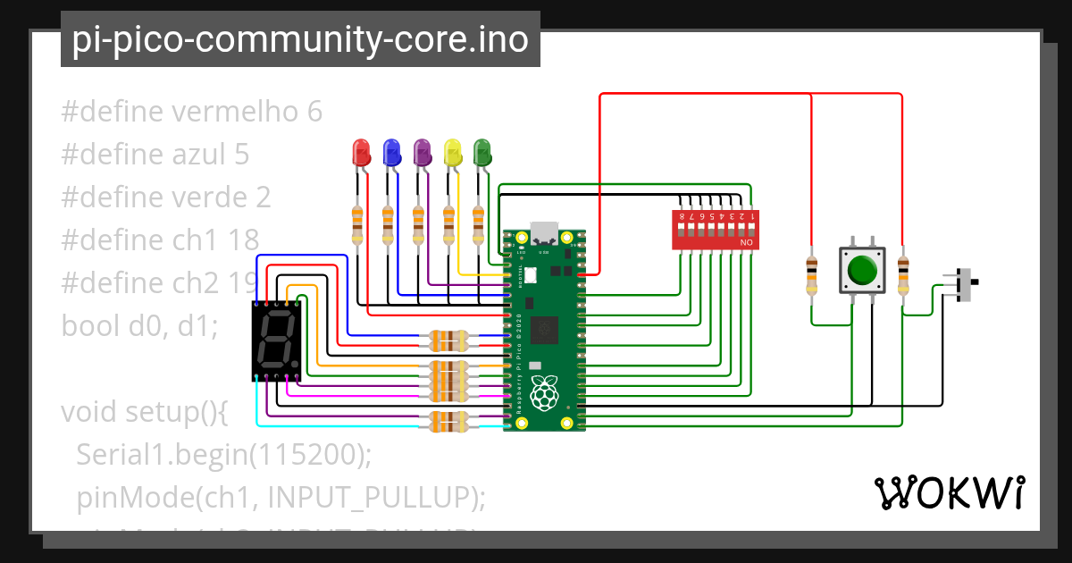 Teste Pra Prova Wokwi Esp32 Stm32 Arduino Simulator 