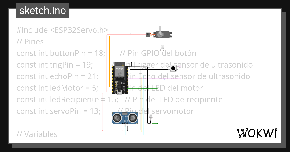 Proyecto "Dispensadorneitor" - Wokwi ESP32, STM32, Arduino Simulator