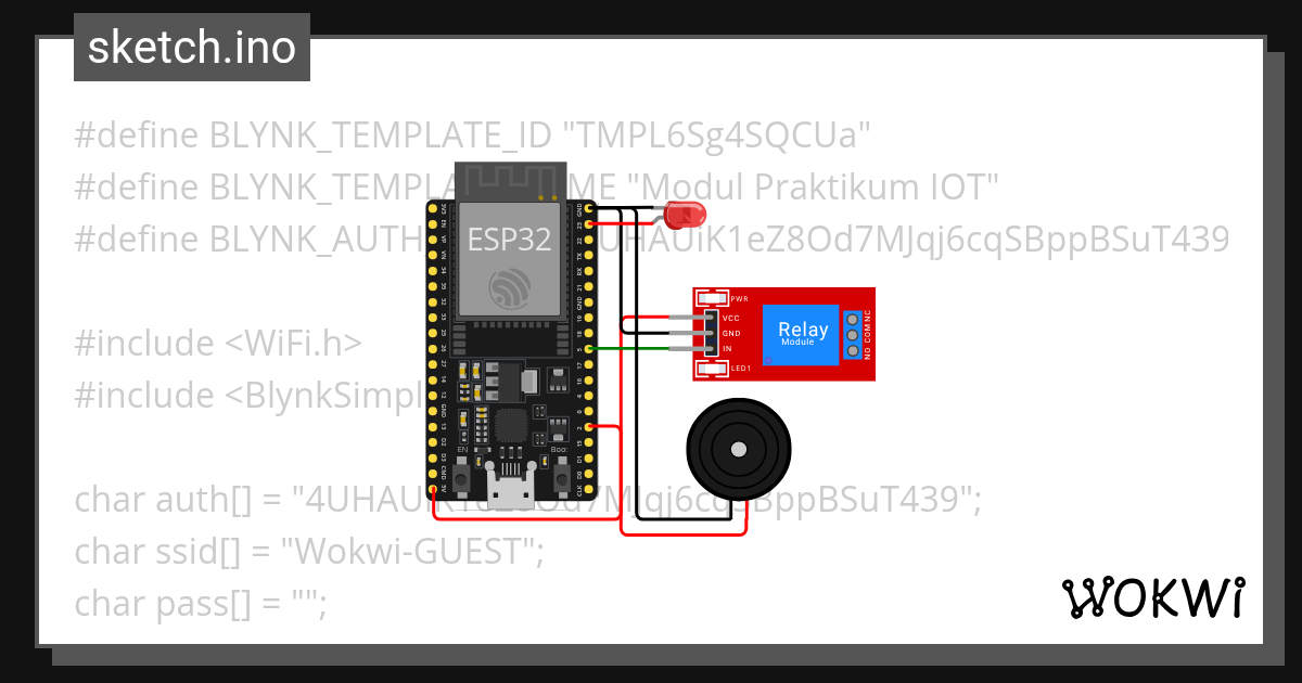 Modul Praktikum IOT - Wokwi ESP32, STM32, Arduino Simulator