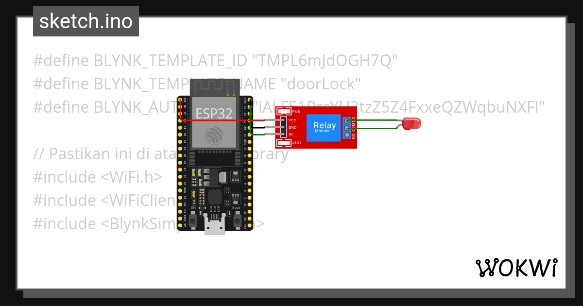 blynk - Wokwi ESP32, STM32, Arduino Simulator