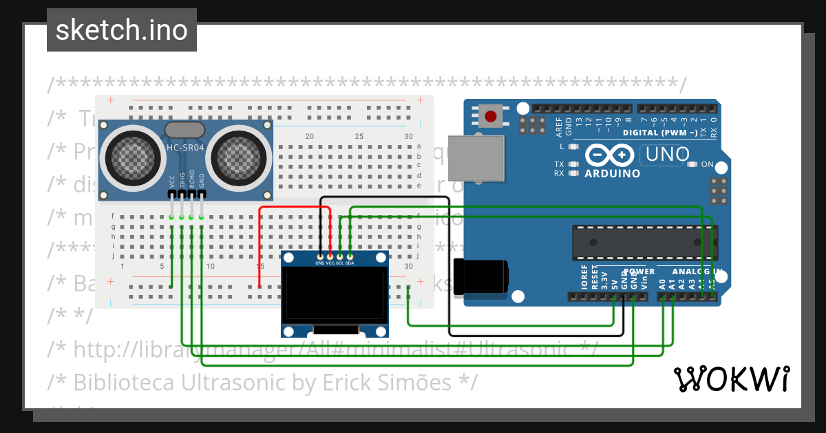 Trena Digital - Wokwi ESP32, STM32, Arduino Simulator