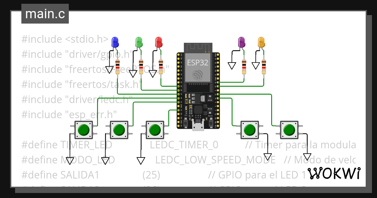 Wokwi - Online ESP32, STM32, Arduino Simulator