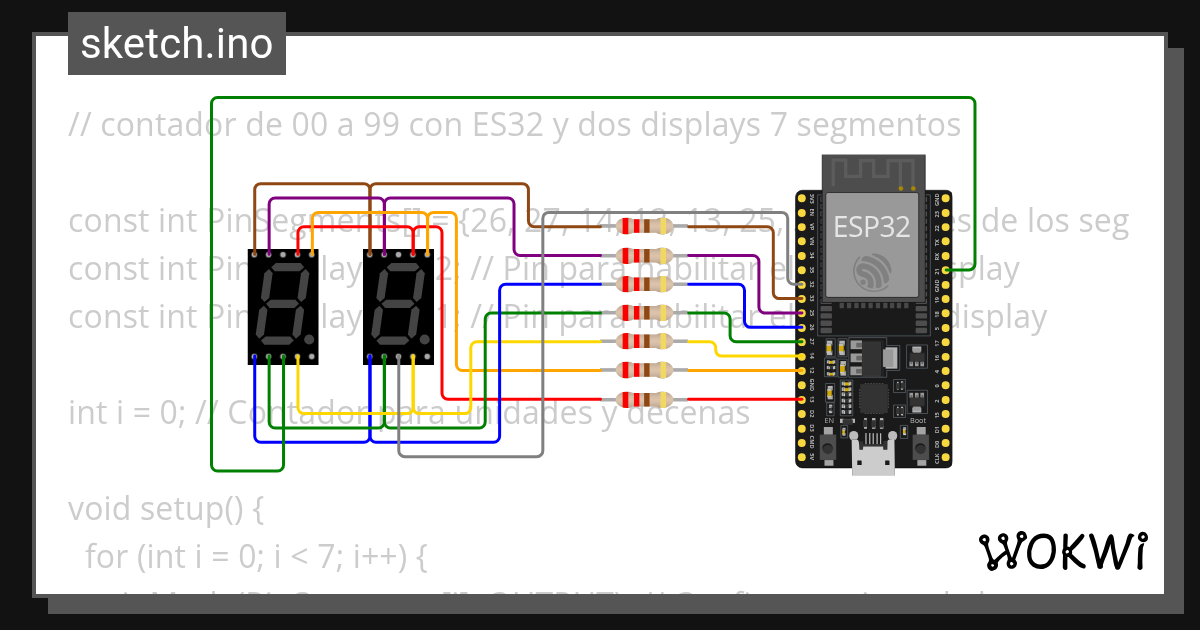 Wokwi - Online ESP32, STM32, Arduino Simulator