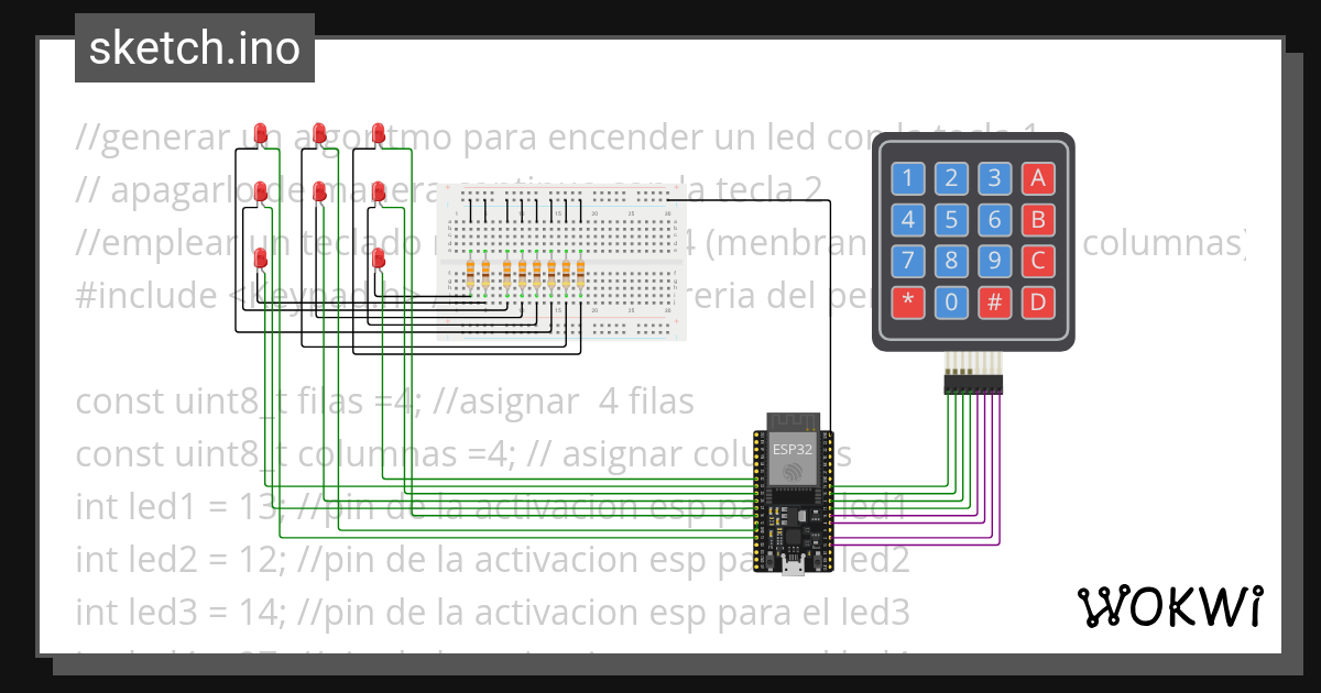 Brayan Franco Keypad Wokwi Esp32 Stm32 Arduino Simulator 4391