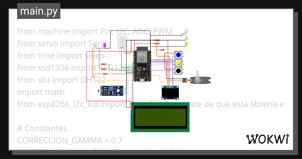 INSTRUMENTO DE EVALUACION - Wokwi ESP32, STM32, Arduino Simulator