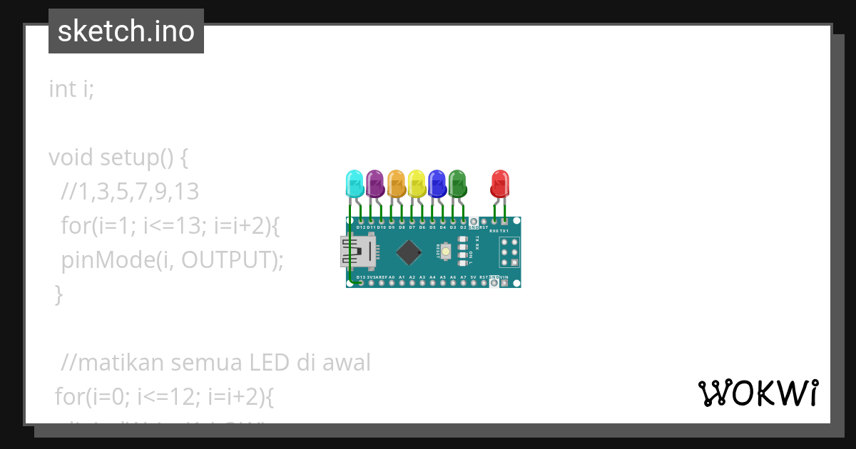 LED1 - Wokwi ESP32, STM32, Arduino Simulator LED1 - Wokwi ESP32, STM32, Arduino Simulator