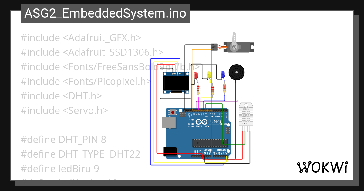 ASG2_EmbeddedSystem - Wokwi ESP32, STM32, Arduino Simulator
