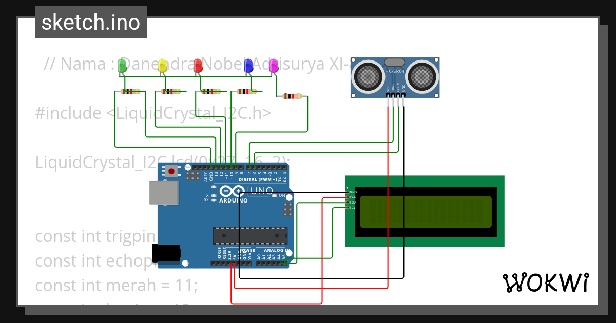 Projek Sensor Wokwi Esp32 Stm32 Arduino Simulator 5326