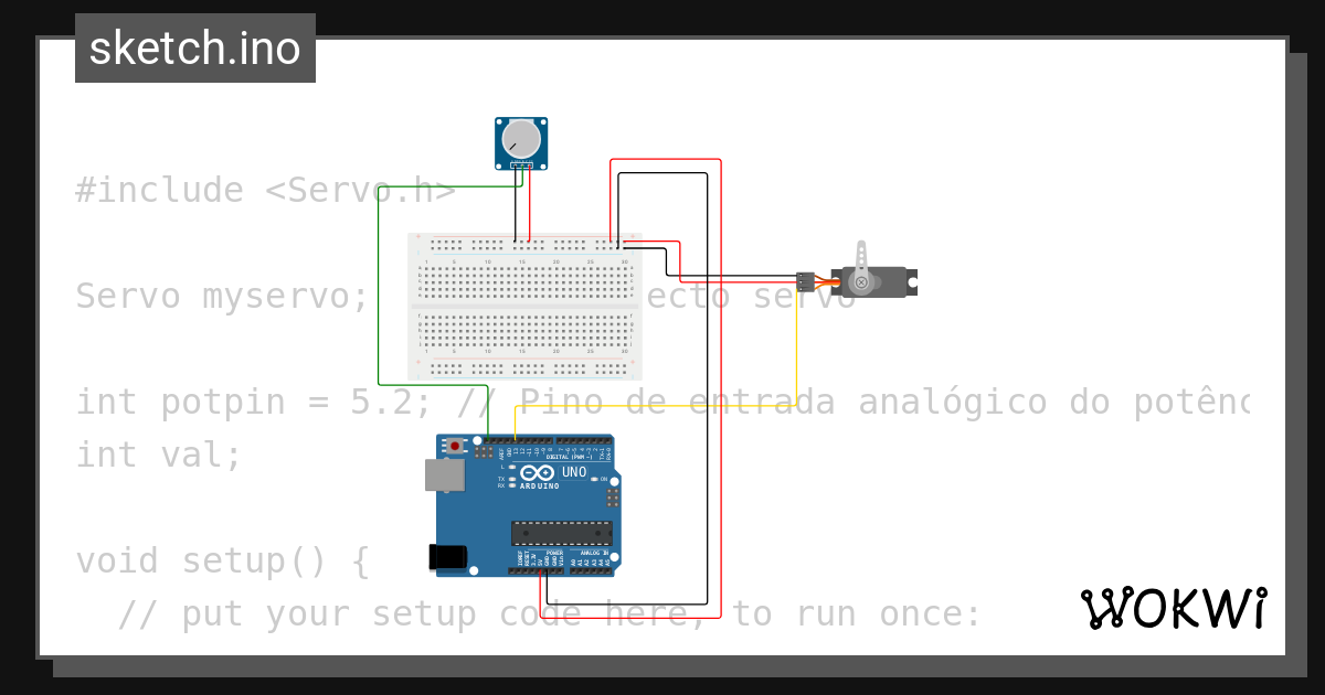 Servo Mov Com Pot I Versão Wokwi Esp32 Stm32 Arduino Simulator 1544