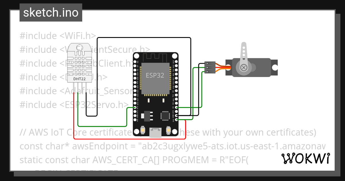 ESP32Aws - Wokwi ESP32, STM32, Arduino Simulator