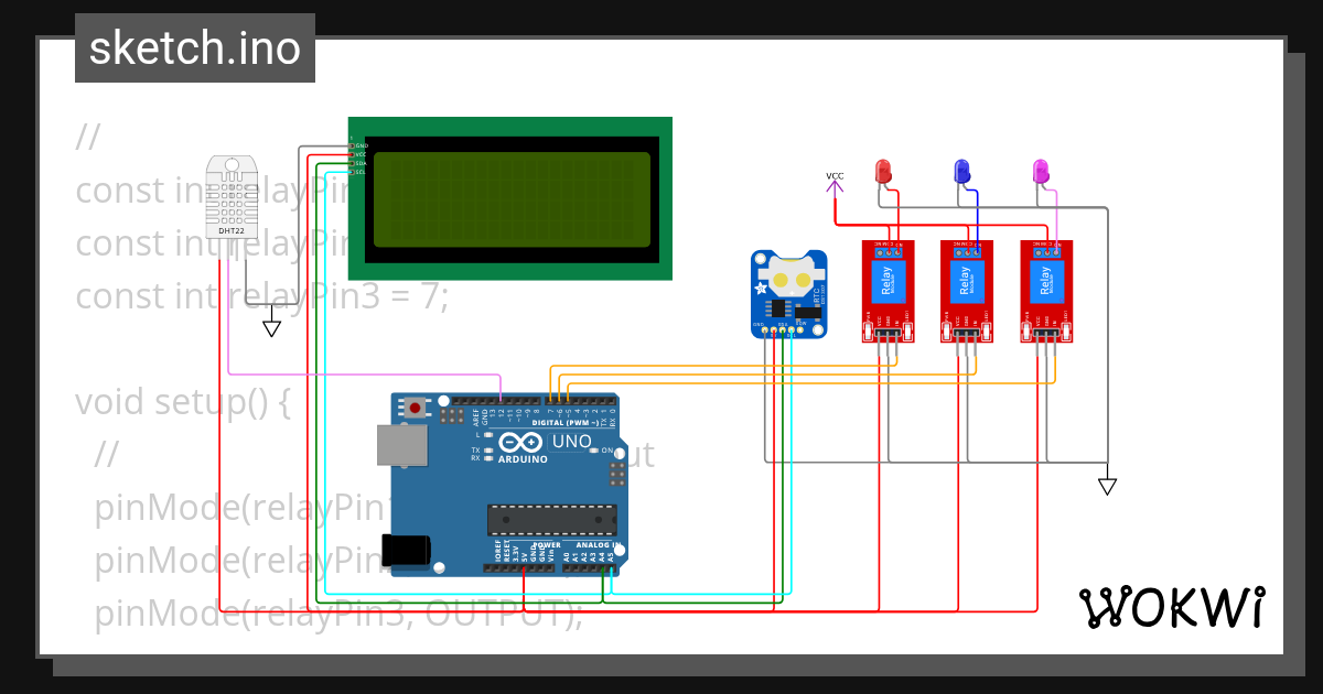 Project203 Rtc Dhtr Delay Lcd Wokwi Esp32 Stm32 Arduino Simulator 2022