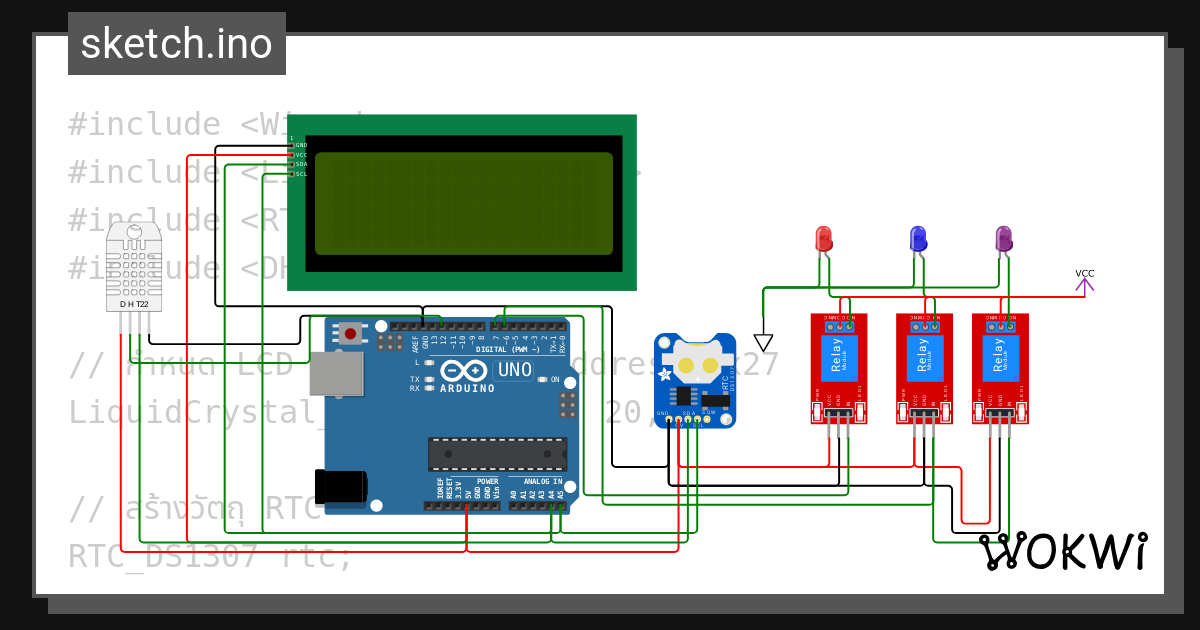 Prj20 2 Rtc Dht Lcd Relay Copy 2 Wokwi Esp32 Stm32 Arduino Simulator 6663