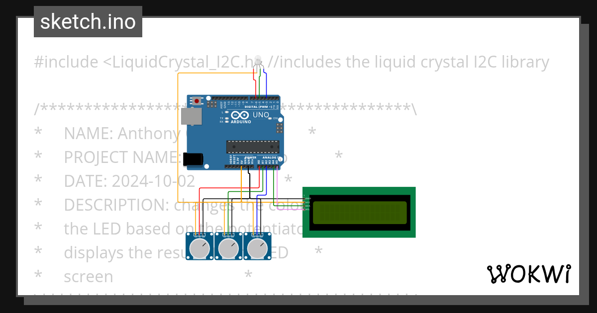 Program8 - Wokwi ESP32, STM32, Arduino Simulator