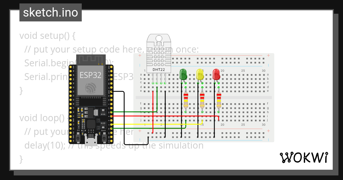 semáforo mal - Wokwi ESP32, STM32, Arduino Simulator