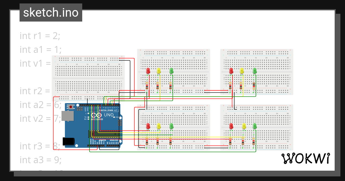 Proyecto Semaforo Copy - Wokwi ESP32, STM32, Arduino Simulator
