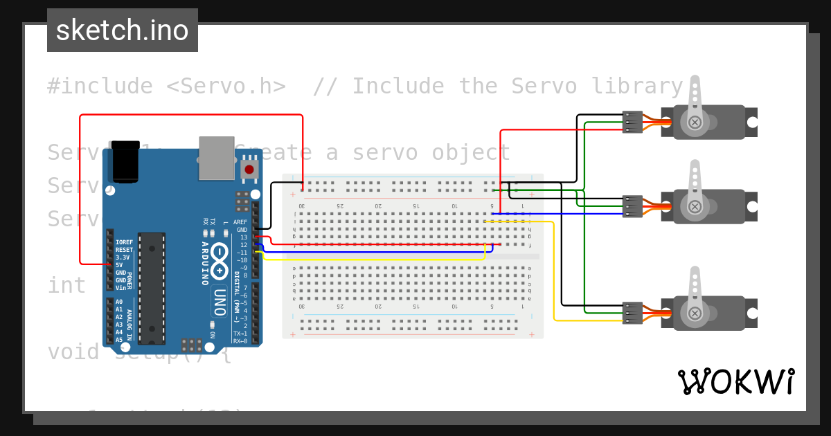 Servo Wokwi Esp32 Stm32 Arduino Simulator 7606