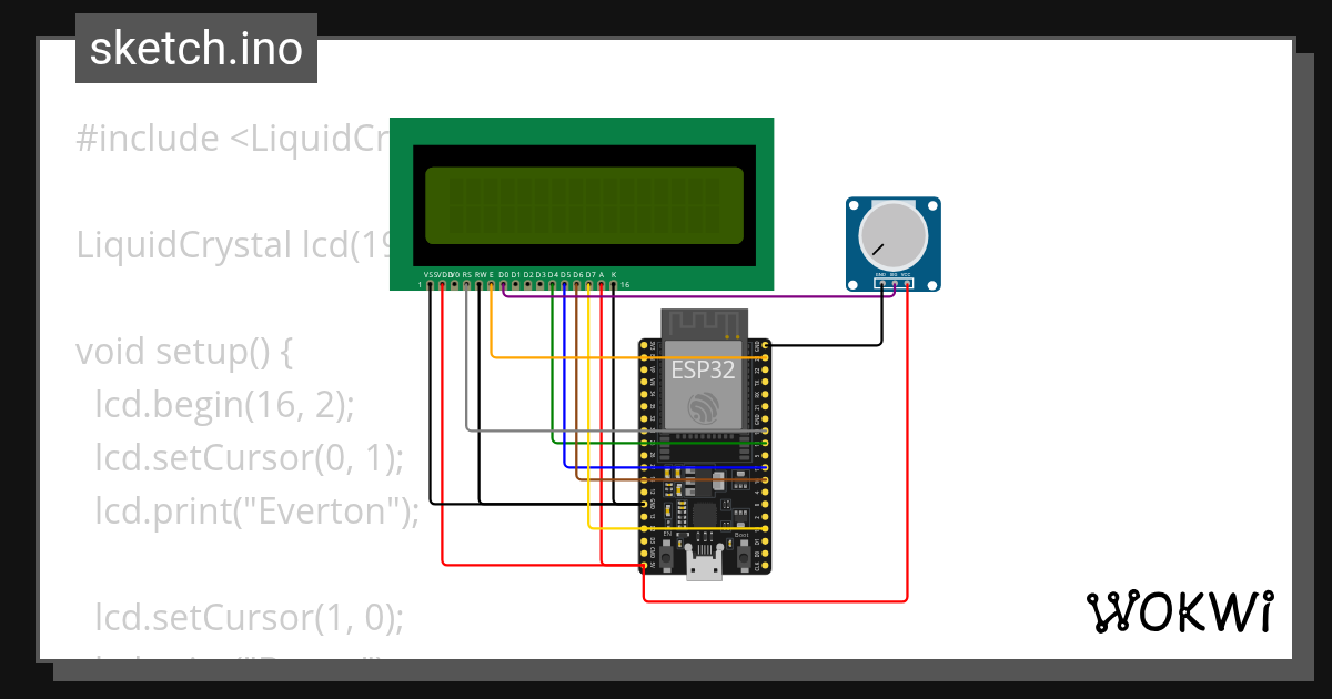 Testador Wokwi Esp32 Stm32 Arduino Simulator 