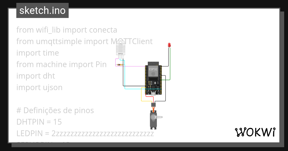 atv somativa - Wokwi ESP32, STM32, Arduino Simulator