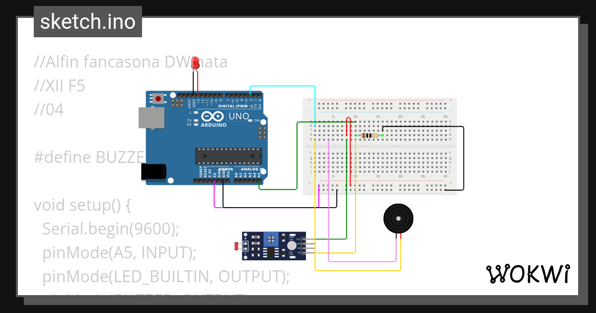 Materi Buzzer Wokwi Esp32 Stm32 Arduino Simulator 2468