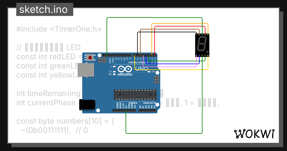 timer 1 - Wokwi ESP32, STM32, Arduino Simulator