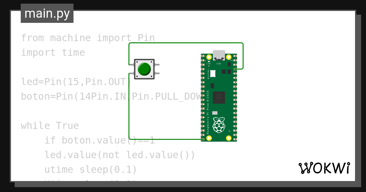 Boton Wokwi Esp32 Stm32 Arduino Simulator 