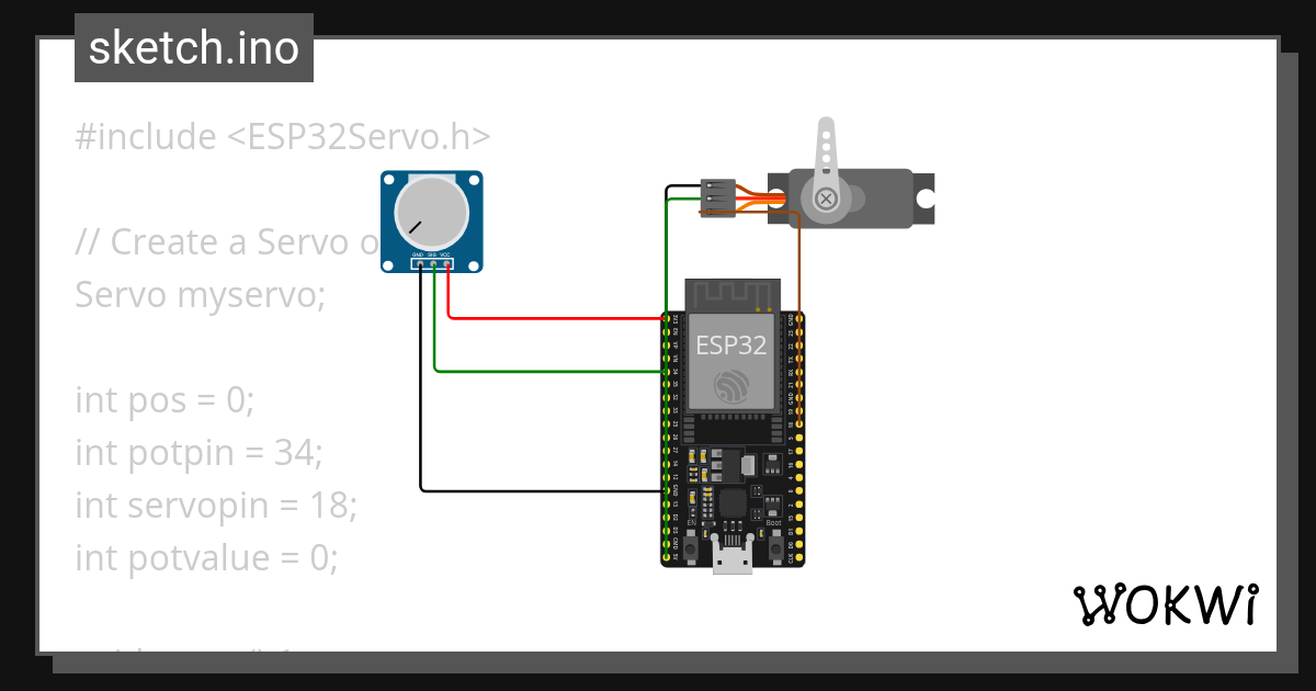 Servopotentio Wokwi Esp32 Stm32 Arduino Simulator 5936