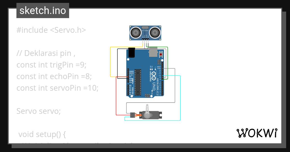 SERVO - Wokwi ESP32, STM32, Arduino Simulator