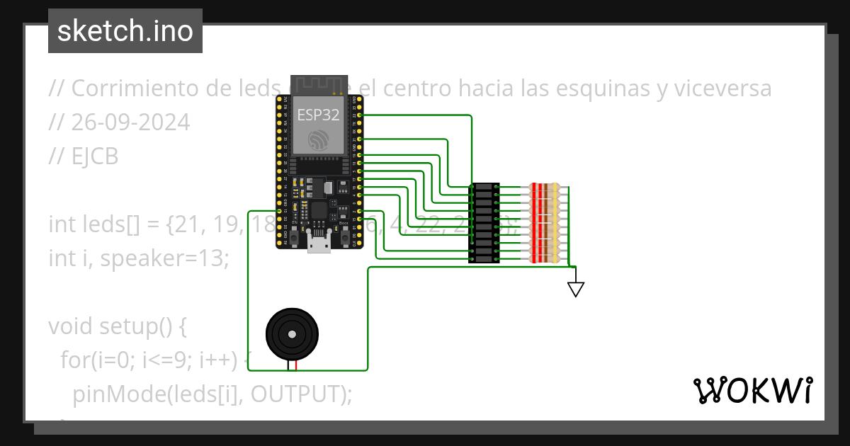 practica2 - Wokwi ESP32, STM32, Arduino Simulator