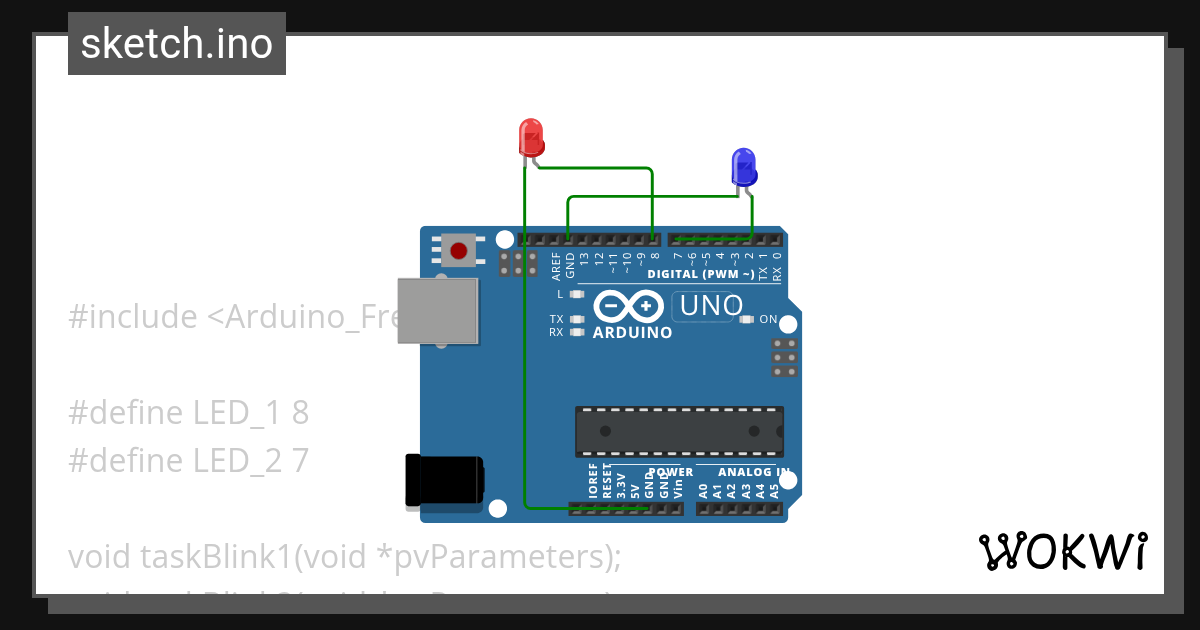 Experimenting With Freertos Wokwi Esp32 Stm32 Arduino Simulator 