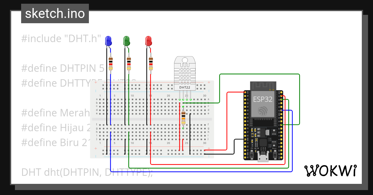 dht - Wokwi ESP32, STM32, Arduino Simulator