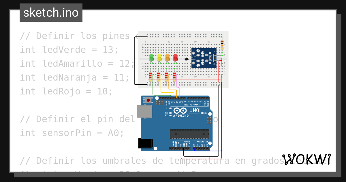 Termometroleds Wokwi Esp32 Stm32 Arduino Simulator 1051