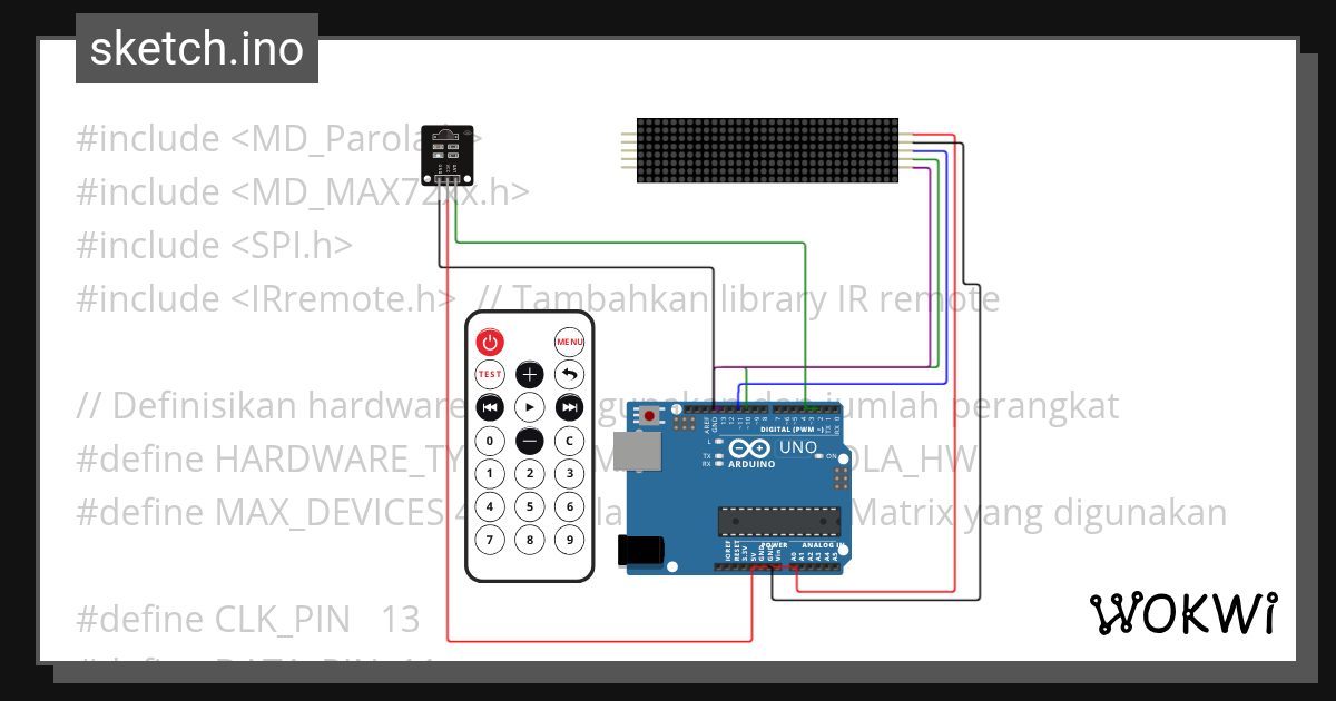Scoreboard OK2 remote - Wokwi ESP32, STM32, Arduino Simulator
