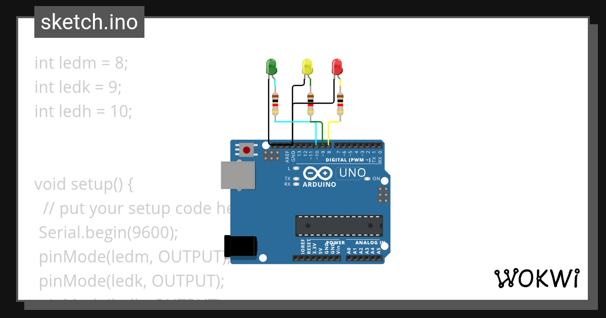 Adrian Wokwik Projek Lampu Wokwi Esp32 Stm32 Arduino Simulator 3720