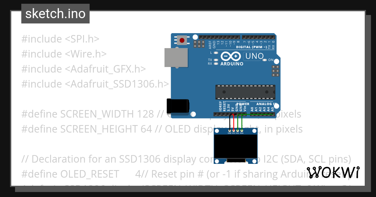 demo_oled_display_module - Wokwi ESP32, STM32, Arduino Simulator