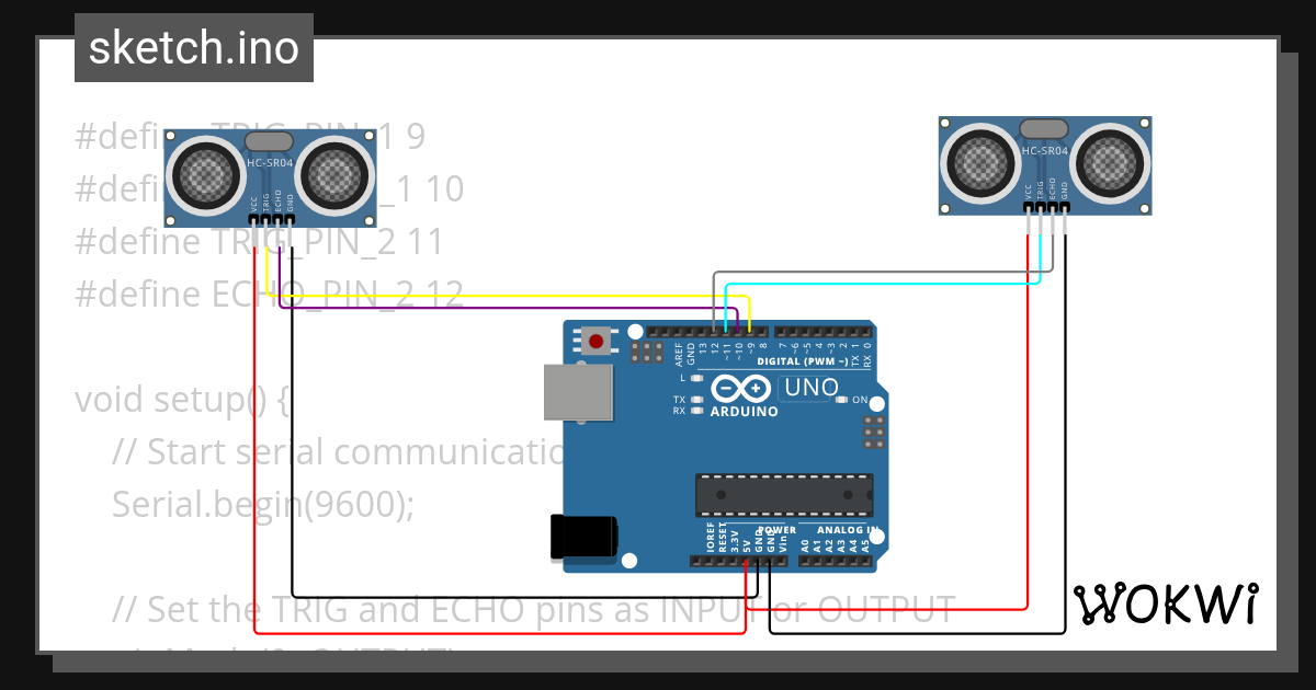 ULTRA SONIC Copy - Wokwi ESP32, STM32, Arduino Simulator
