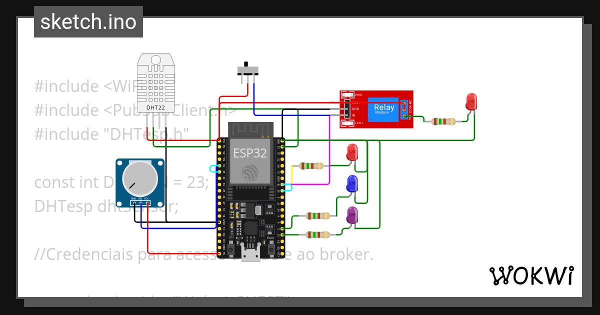 TCC - Wokwi ESP32, STM32, Arduino Simulator