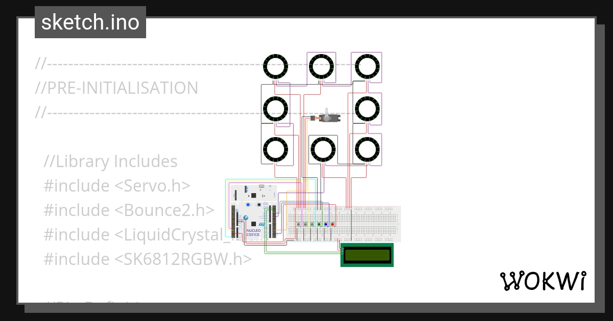 Chi Arena V3 - Wokwi ESP32, STM32, Arduino Simulator