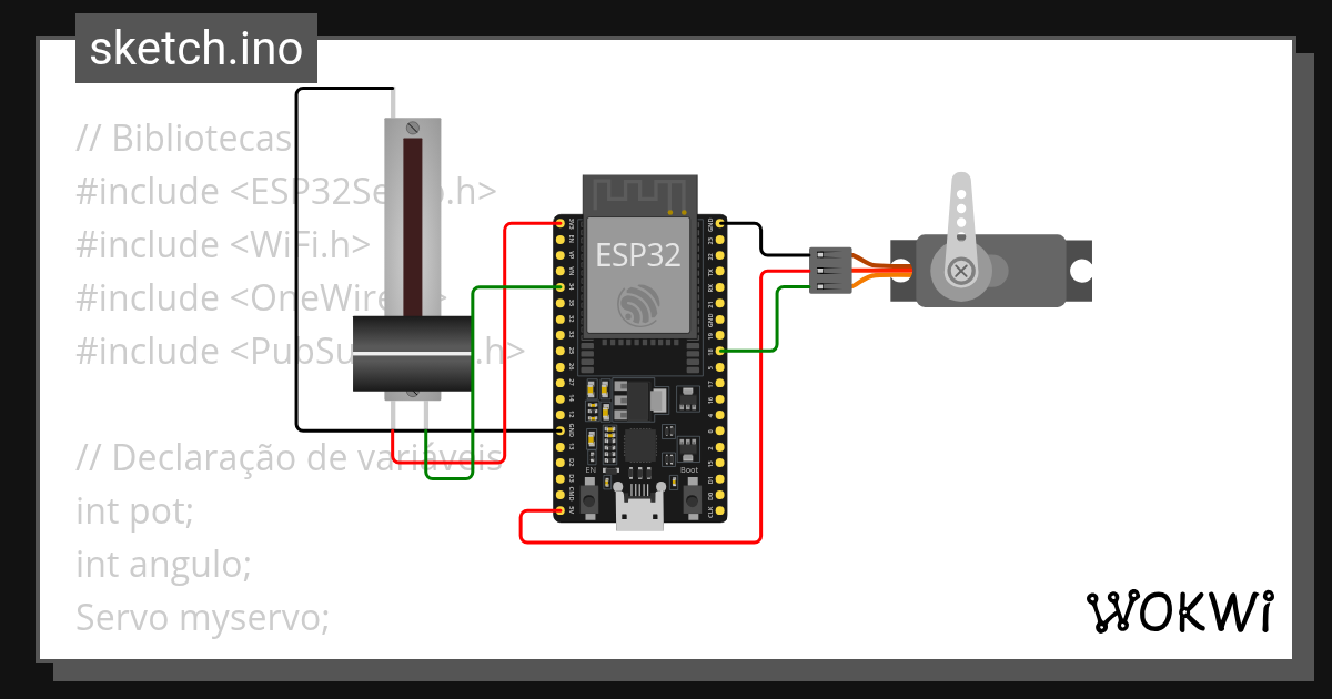 Servo - Wokwi ESP32, STM32, Arduino Simulator