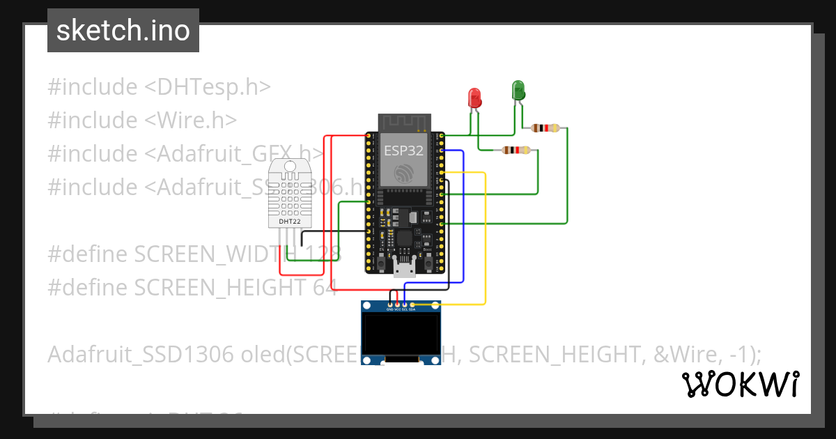 Temp And Humidity Wokwi Esp32 Stm32 Arduino Simulator 