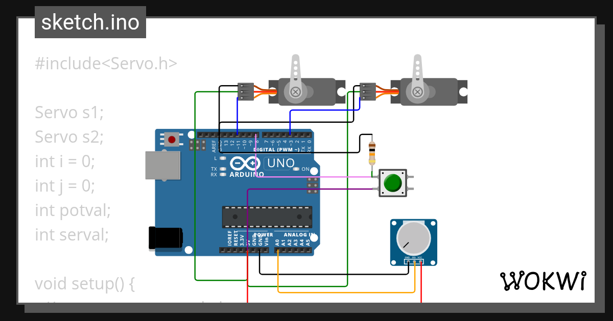 basic task 1 - Wokwi ESP32, STM32, Arduino Simulator