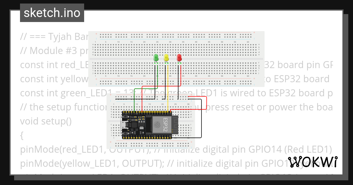 module 3 - Wokwi ESP32, STM32, Arduino Simulator