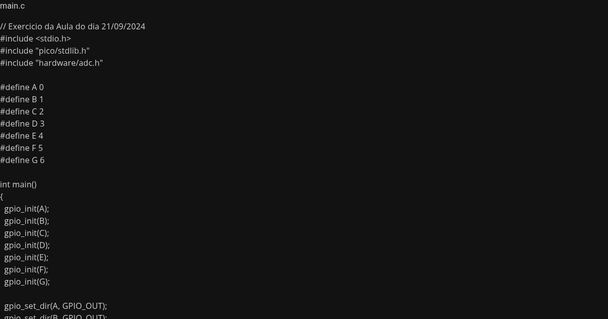 Exercicio 5 - Microcontroladores Entrada Analogica Copy - Wokwi ESP32, STM32, Arduino Simulator