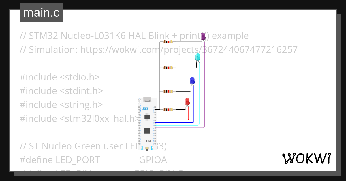 ARDUINO PROJECT ZERO - Wokwi ESP32, STM32, Arduino Simulator